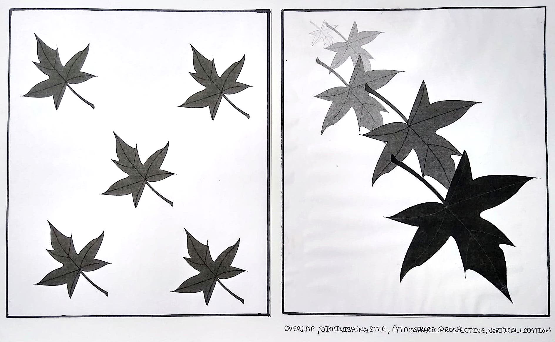 Graduated Tonal Shading: Atmospheric Perspective – Notes & Doodles