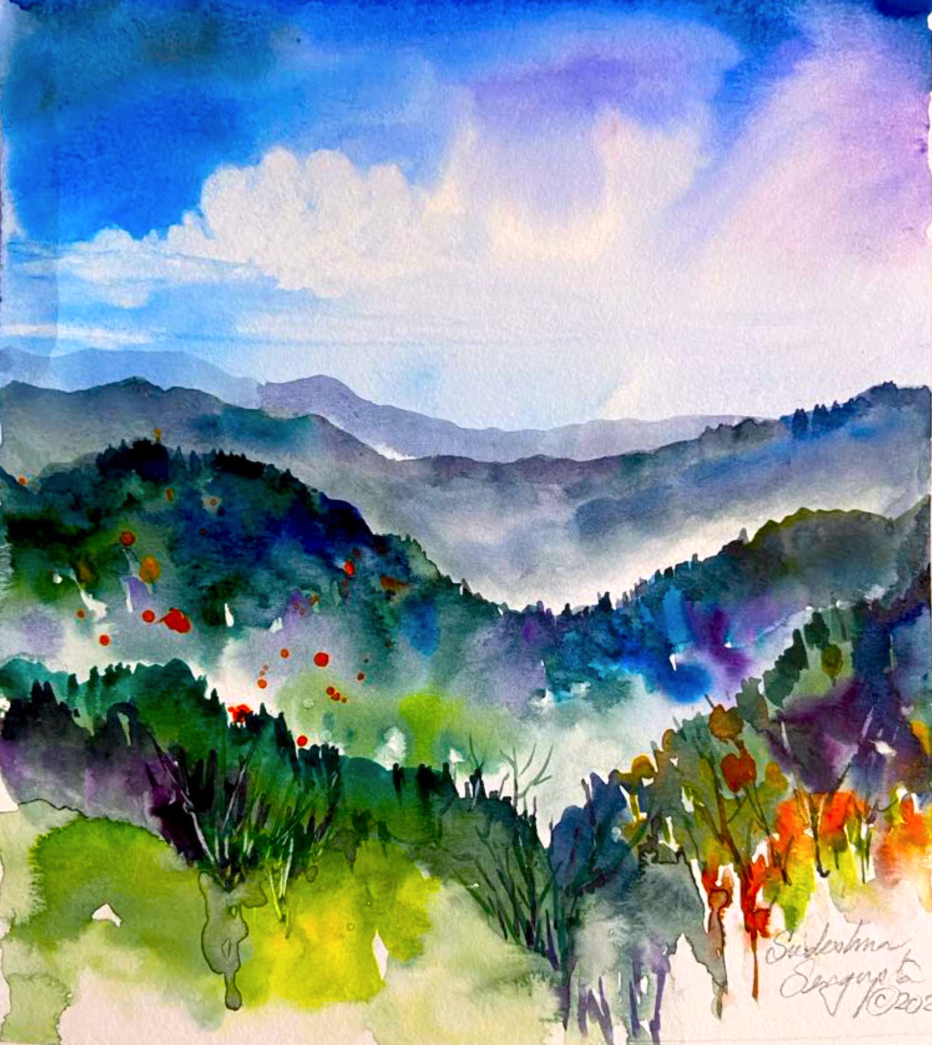 Watercolor Clouds & Skies – Notes & Doodles